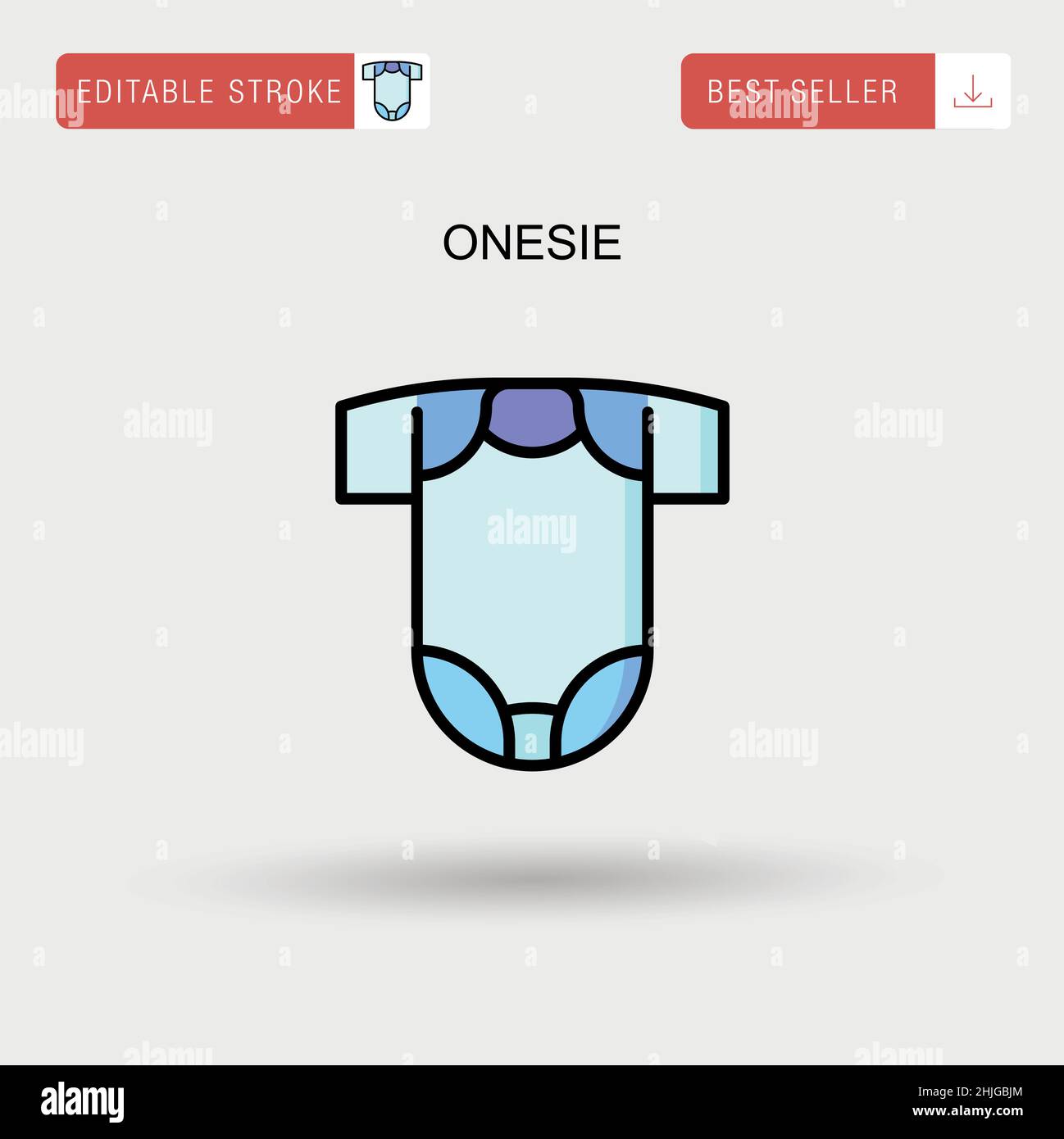 White onesie Stock Vector Images - Alamy