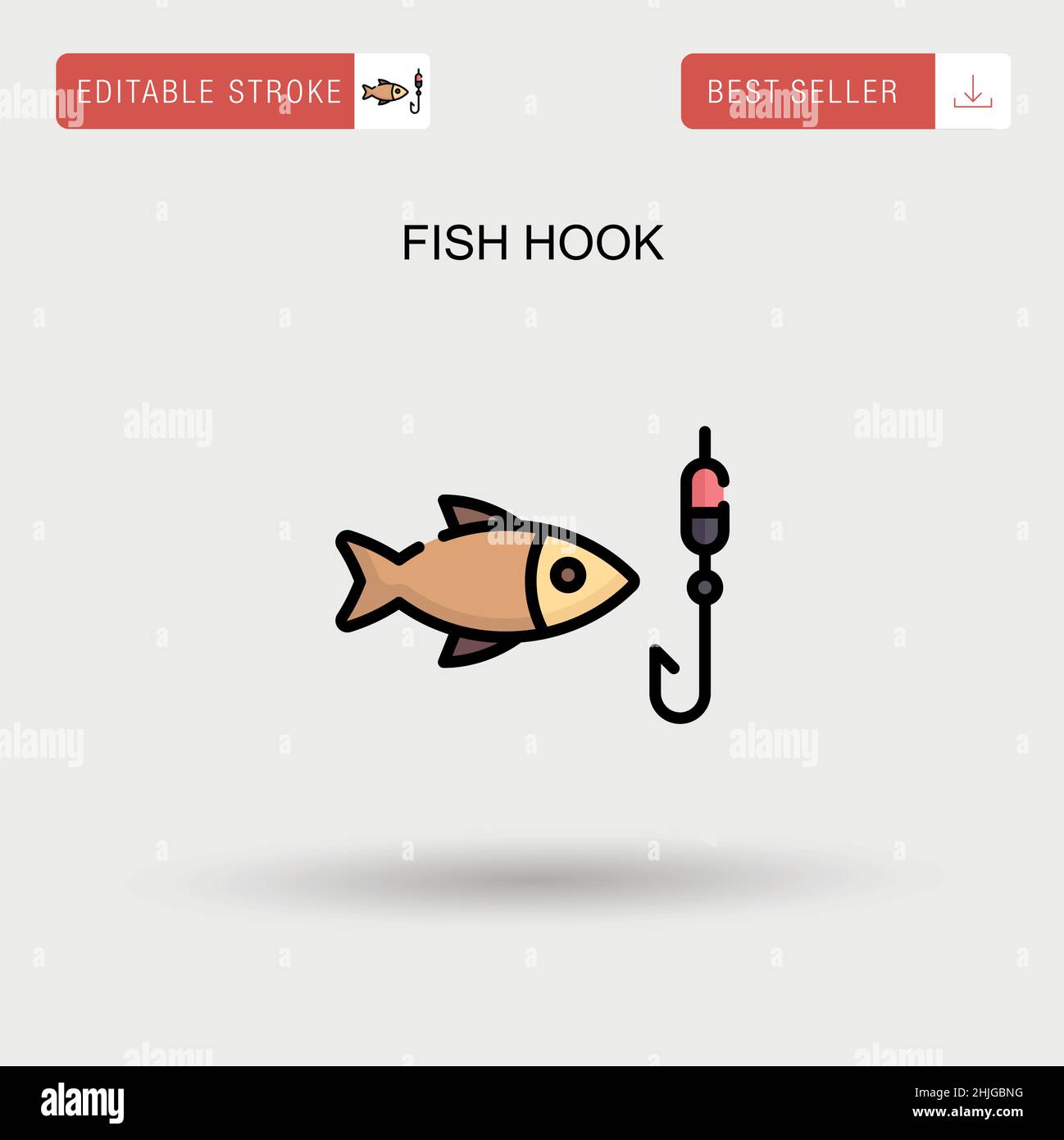 Fishhook fish hi-res stock photography and images - Alamy