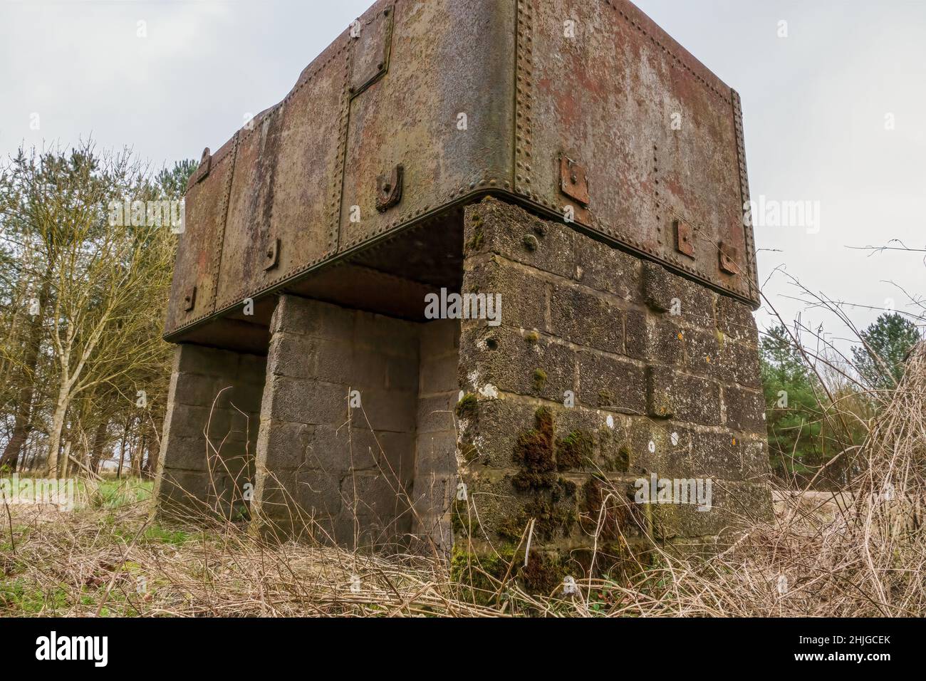 Closeup concrete water tank hi-res stock photography and images - Alamy