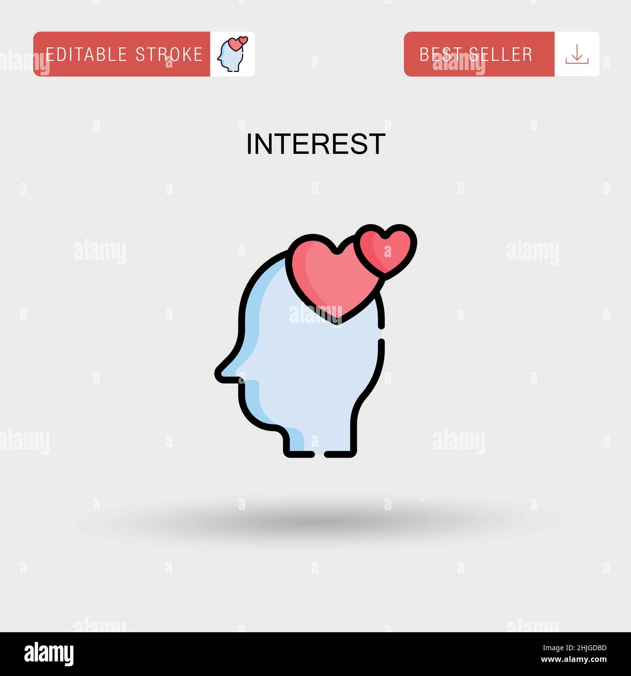 Interest Simple vector icon Stock Vector Image & Art - Alamy