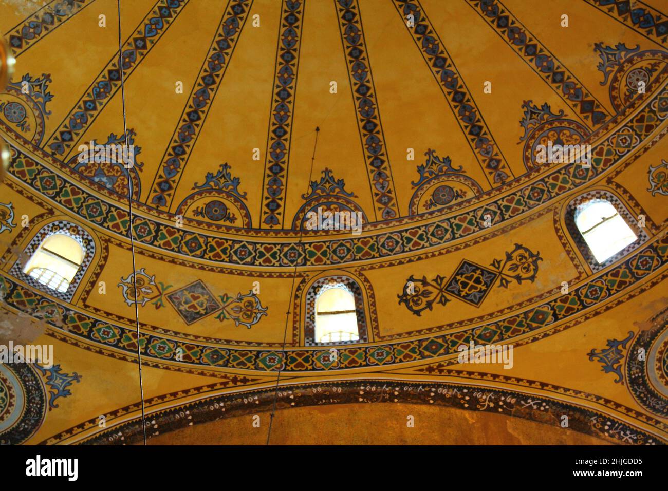 Istanbul, Turkey - 25 september 2013 : Famous christian fresco wall ...