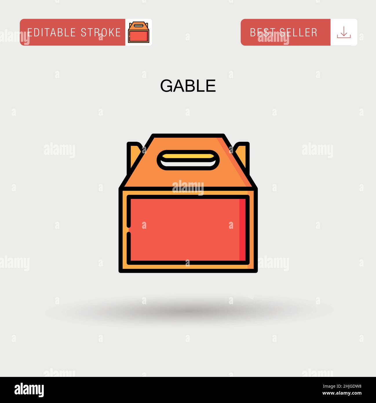 House gable roof window Stock Vector Images - Alamy