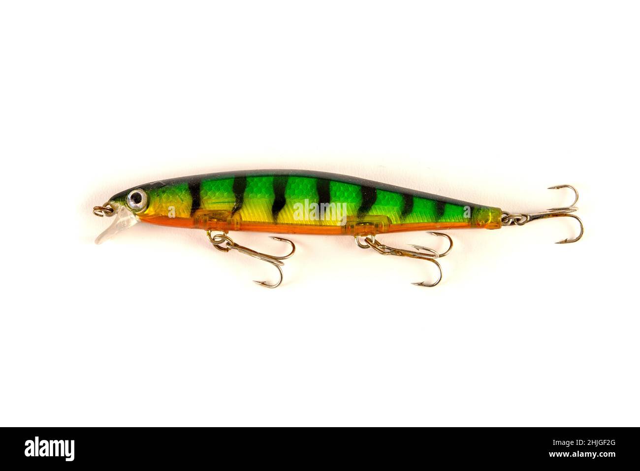 Fishing lure wobbler isolated on white Stock Photo - Alamy