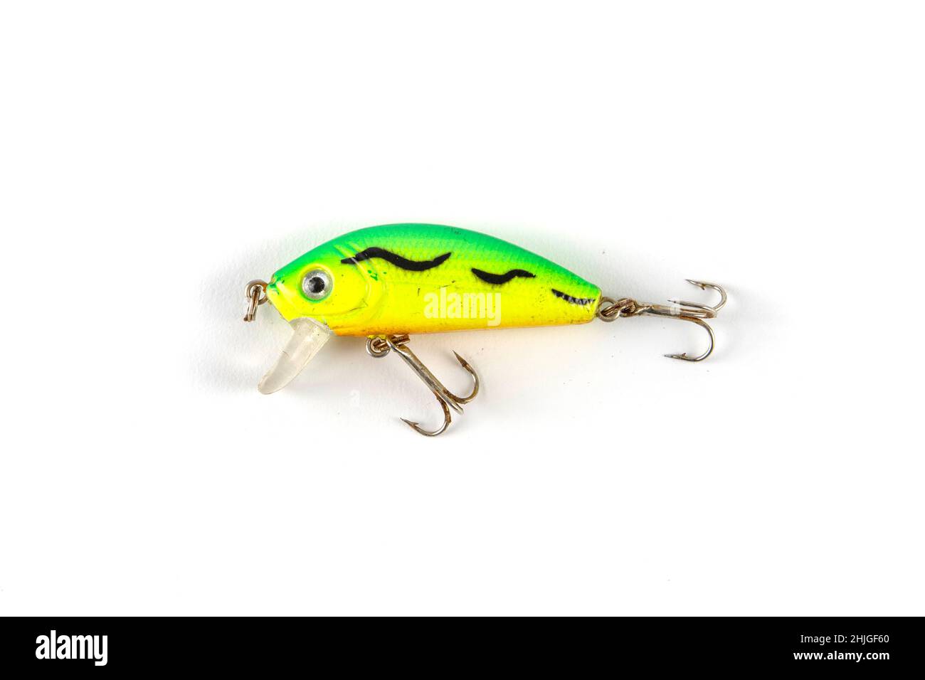 Fishing lure wobbler isolated on white Stock Photo - Alamy