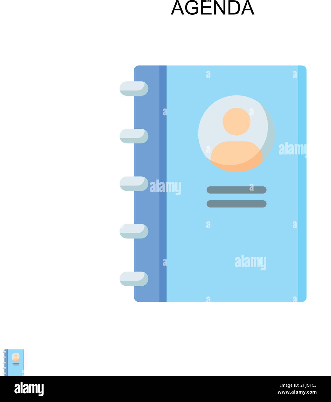 Agenda symbol Stock Vector Images - Alamy