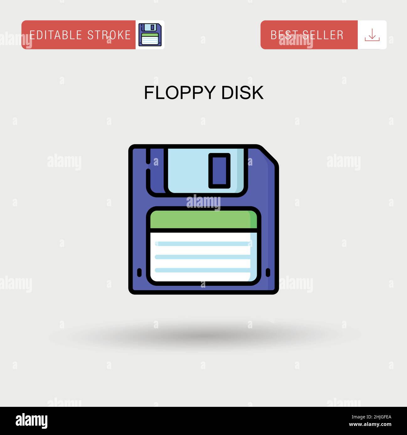 Vintage floppy disk design Stock Vector Images - Alamy