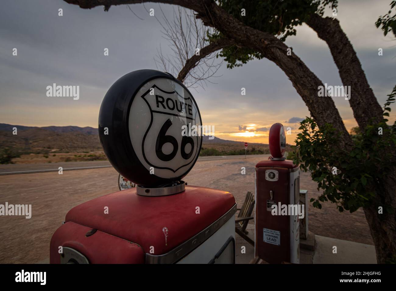 The Route 66 in Arizona Stock Photo - Alamy