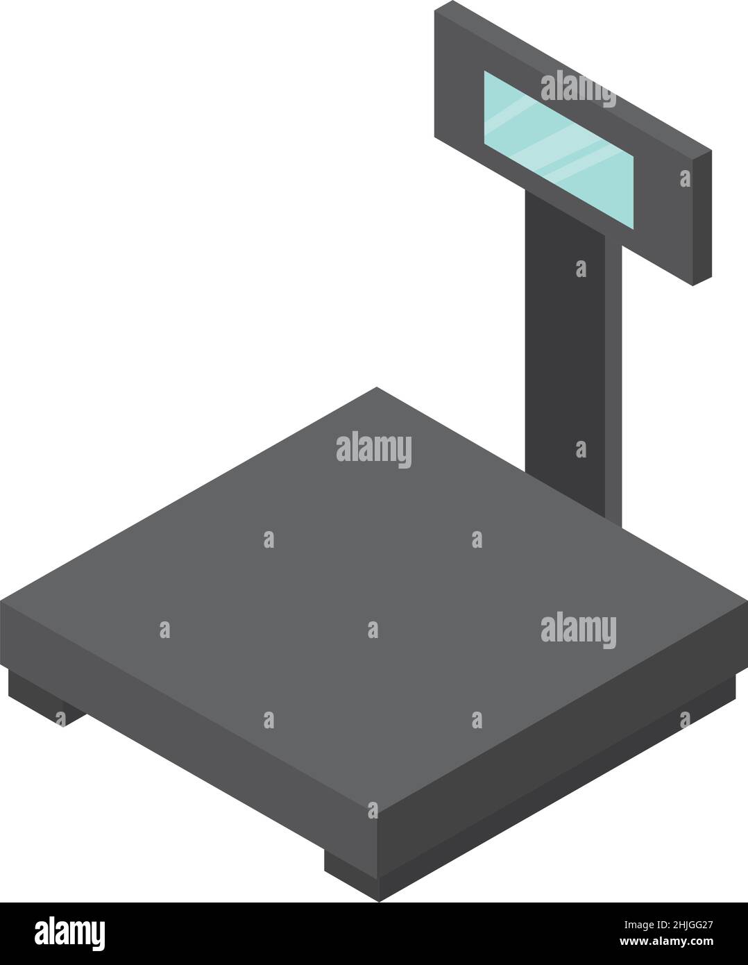 industrial weight machine over white Stock Vector Image & Art - Alamy