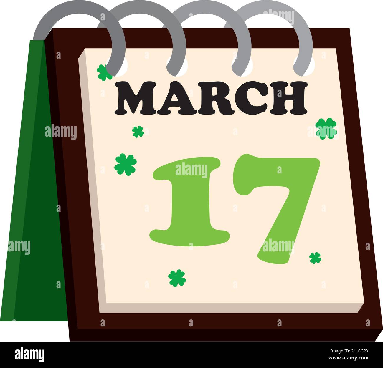 seventeen march design on a calendar Stock Vector Image & Art - Alamy