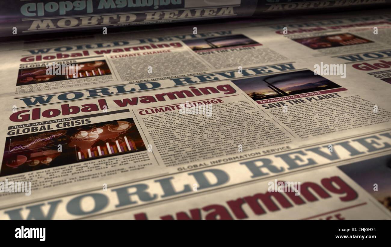 Global warming, climate change, ecology crisis and environment disaster ...