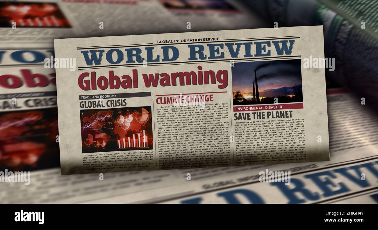 Global warming, climate change, ecology crisis and environment disaster ...