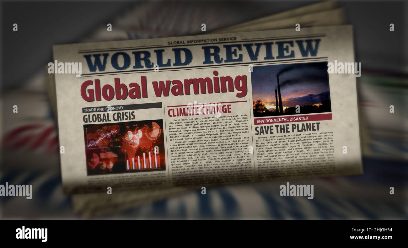 Global warming, climate change, ecology crisis and environment disaster ...