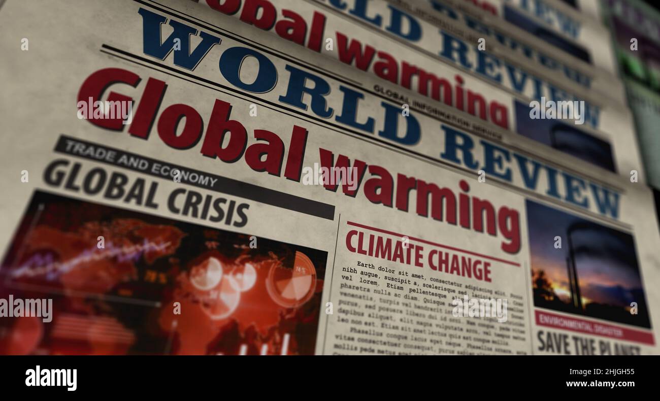 Global warming, climate change, ecology crisis and environment disaster ...