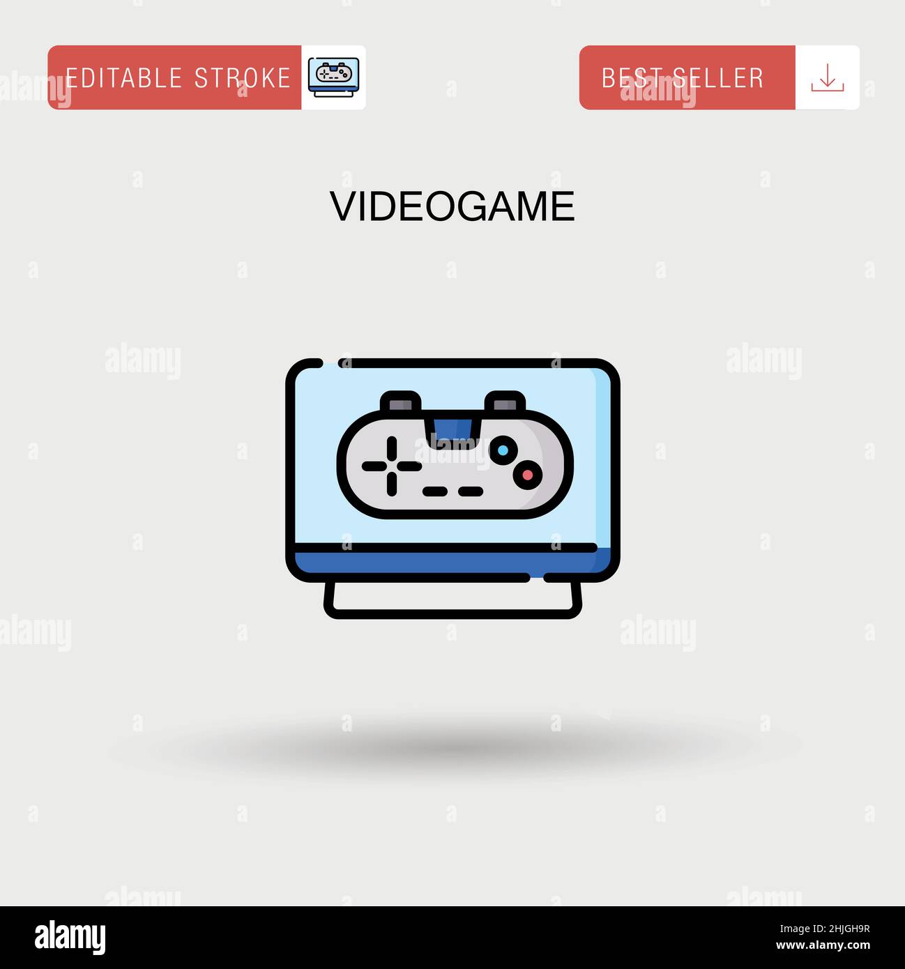 Video game controller home screen Stock Vector Images - Alamy
