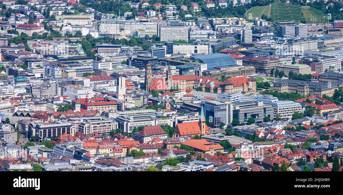 Aerial photo stuttgart germany hi-res stock photography and images - Alamy