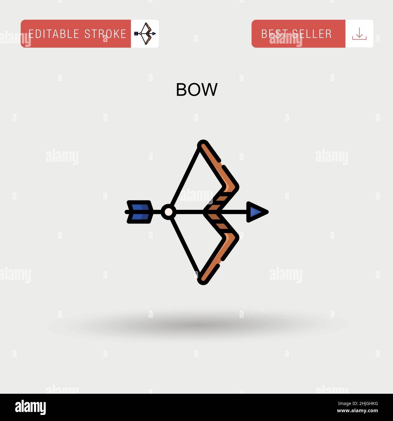 Bow Simple vector icon Stock Vector Image & Art - Alamy