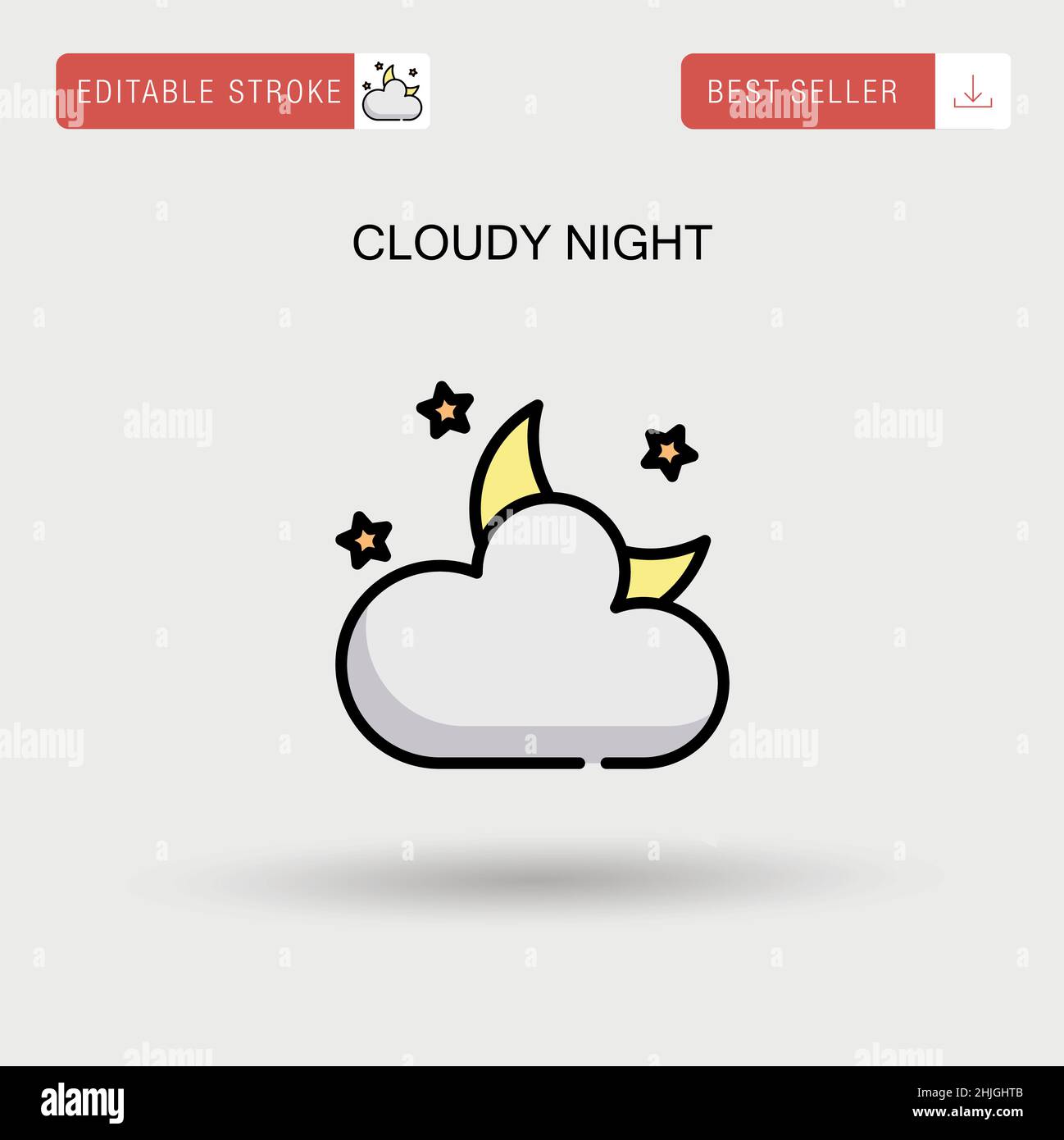 View night blue sky Stock Vector Images - Alamy