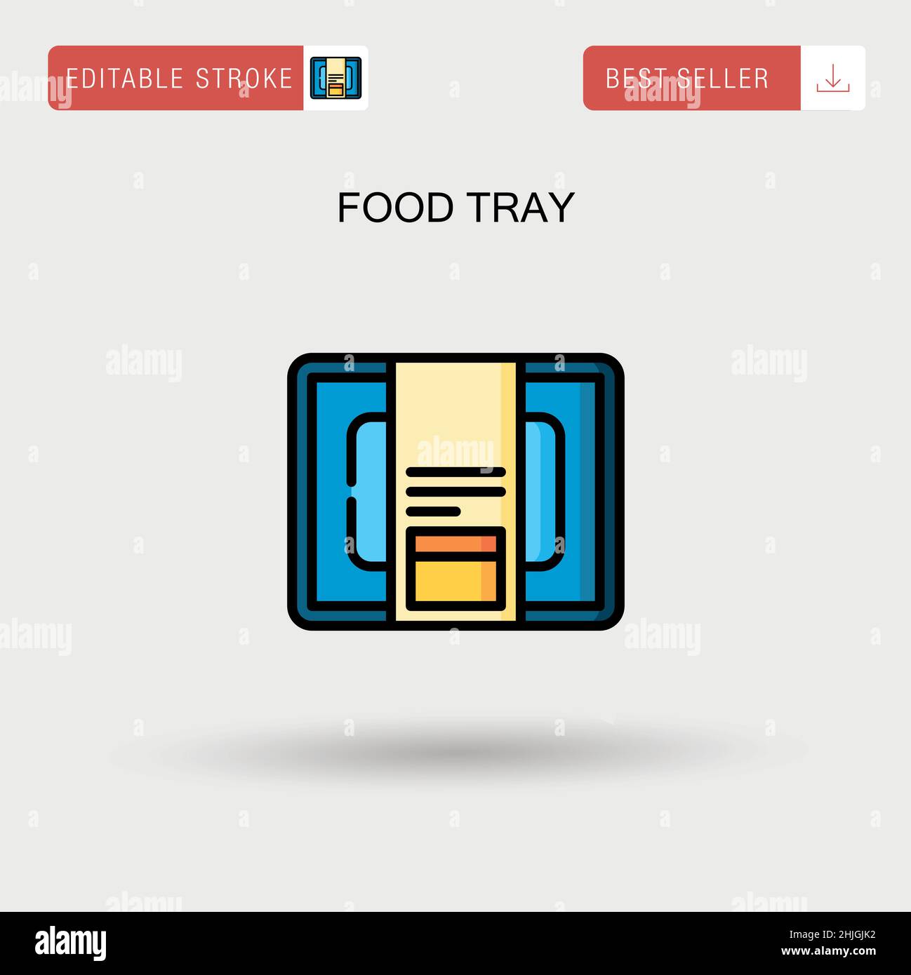 Food tray Simple vector icon Stock Vector Image & Art - Alamy