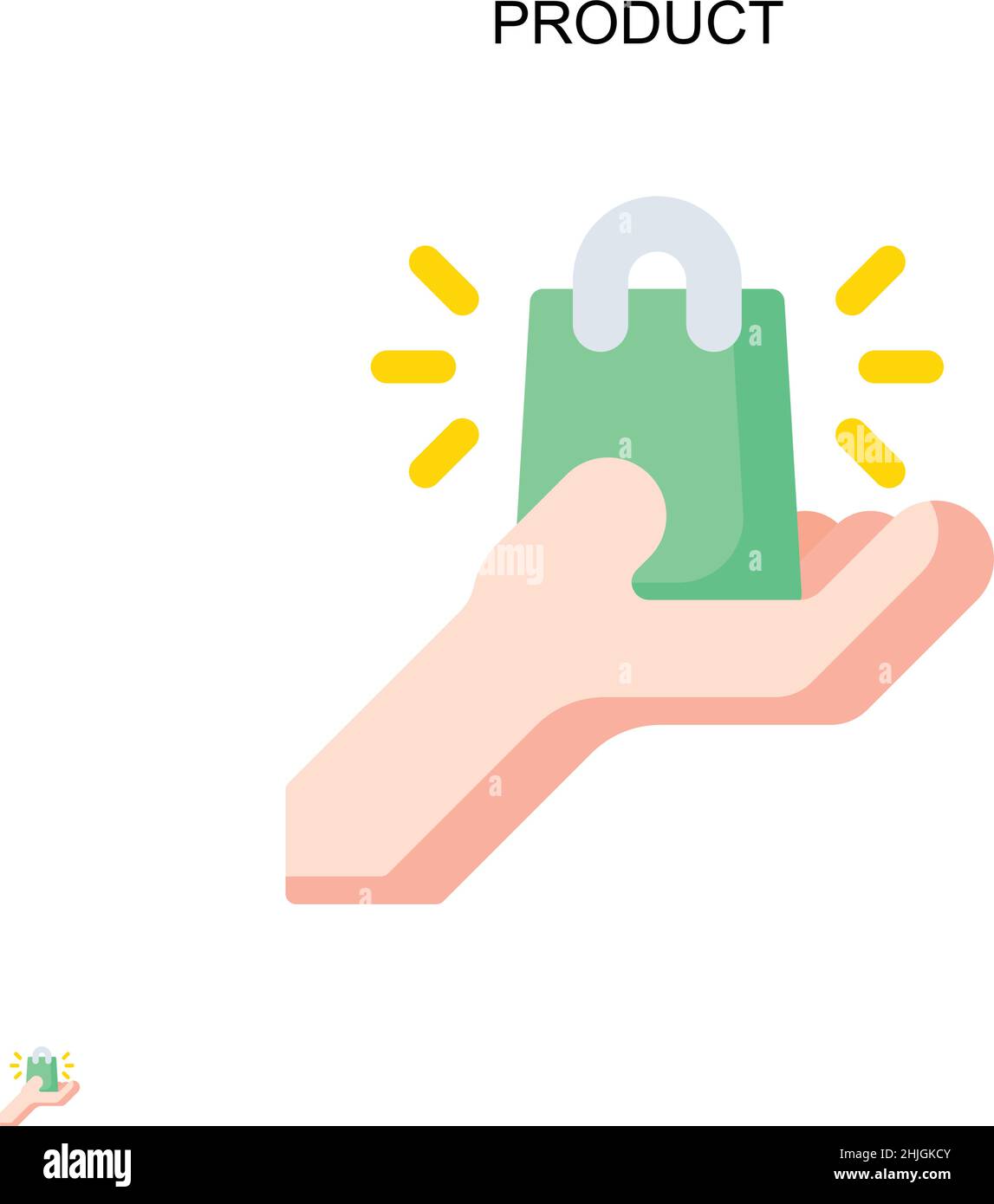 Product Simple vector icon. Illustration symbol design template for web ...