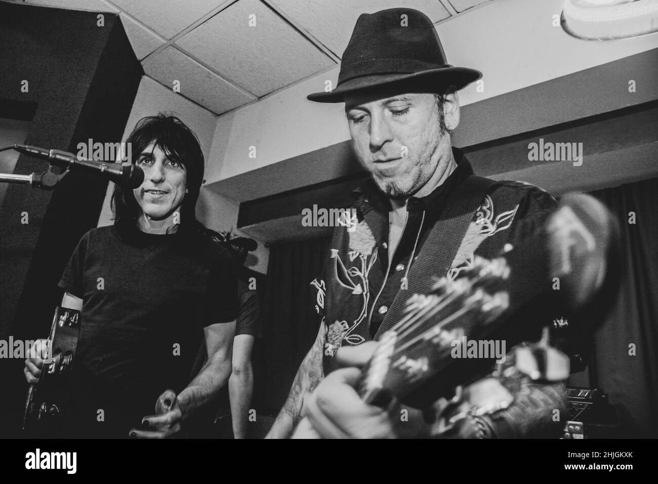 L.A. Guns, during a private gathering and concert at Palominos ...