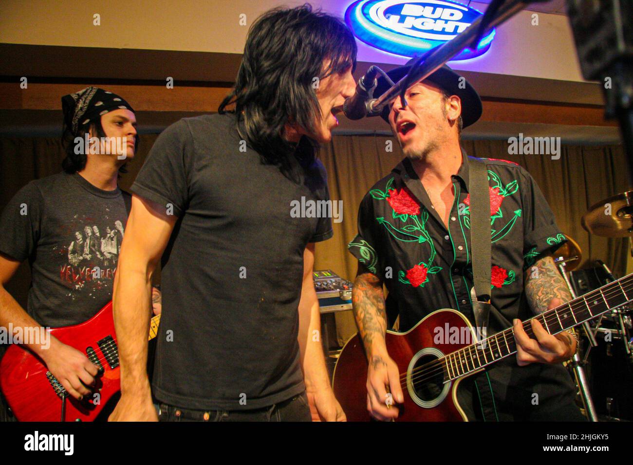 L.A. Guns, during a private gathering and concert at Palominos ...