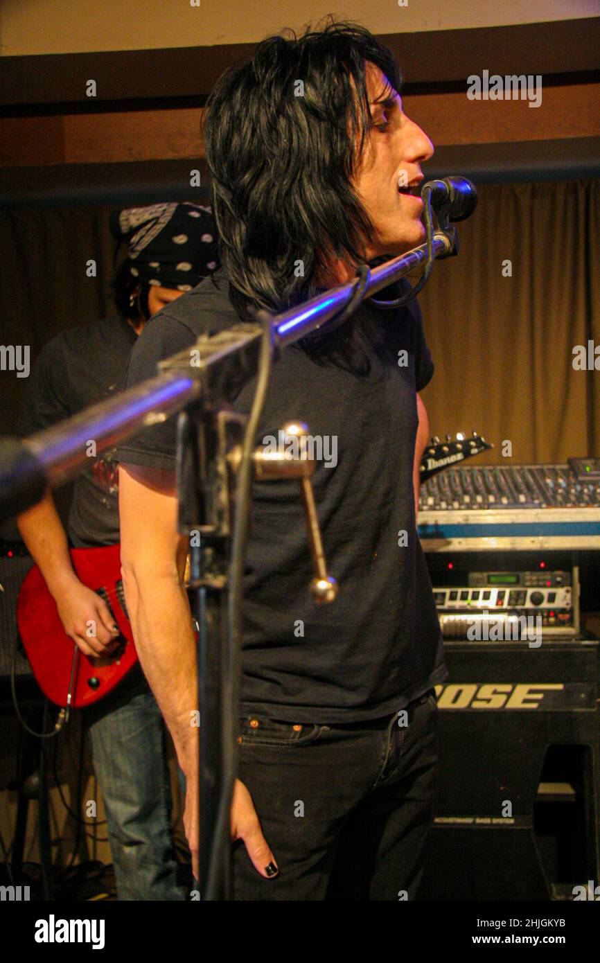 L.A. Guns, during a private gathering and concert at Palominos ...