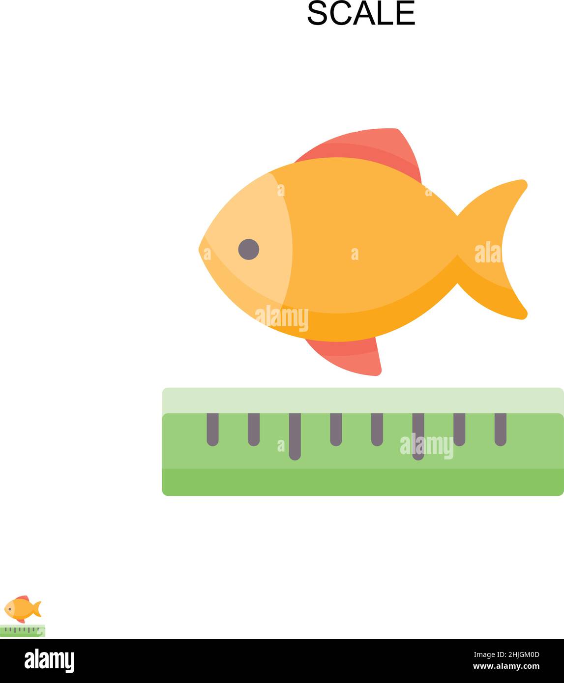 Scale Simple vector icon. Illustration symbol design template for web ...