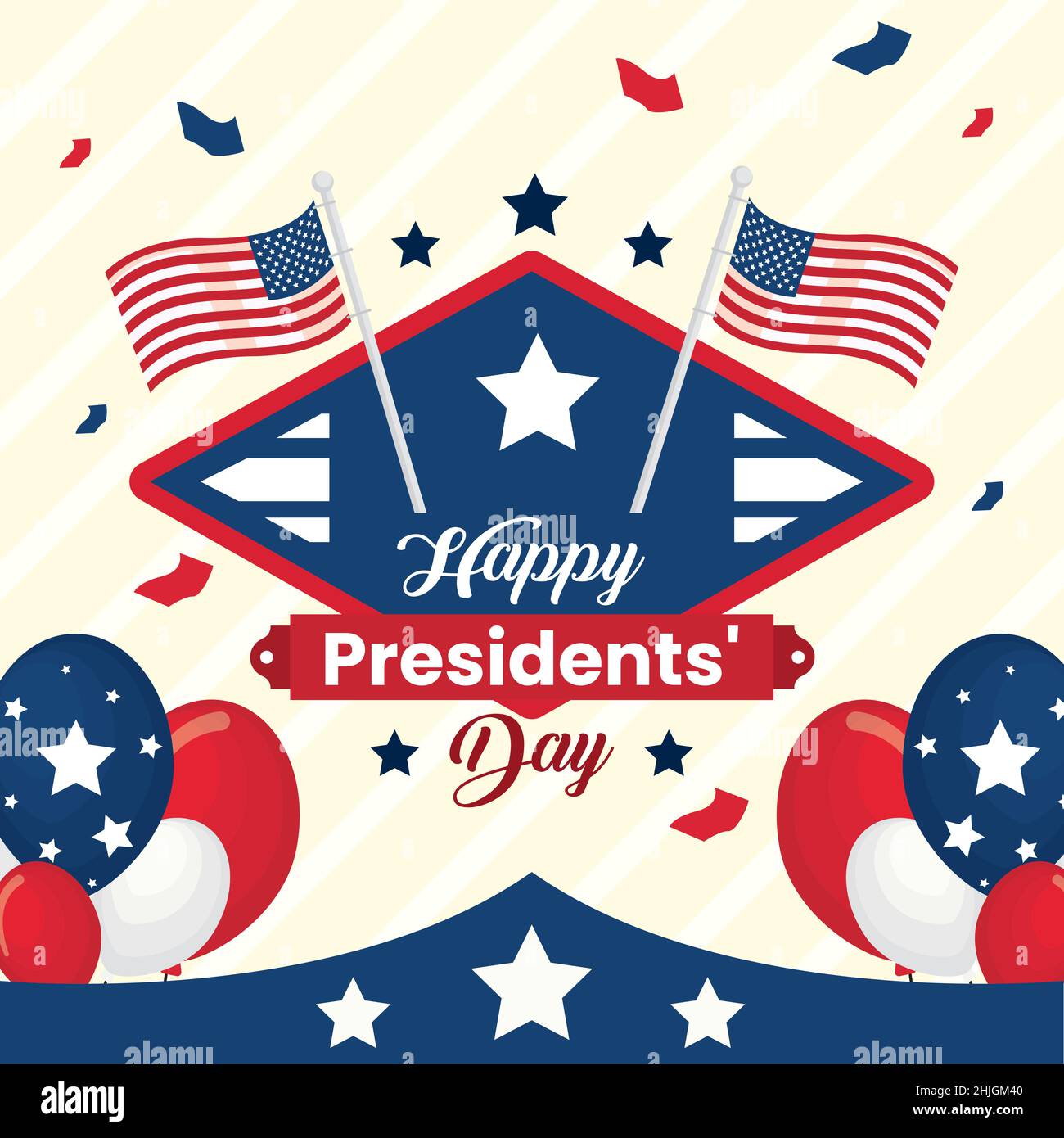 president day illustration with emblem Stock Vector Image & Art - Alamy