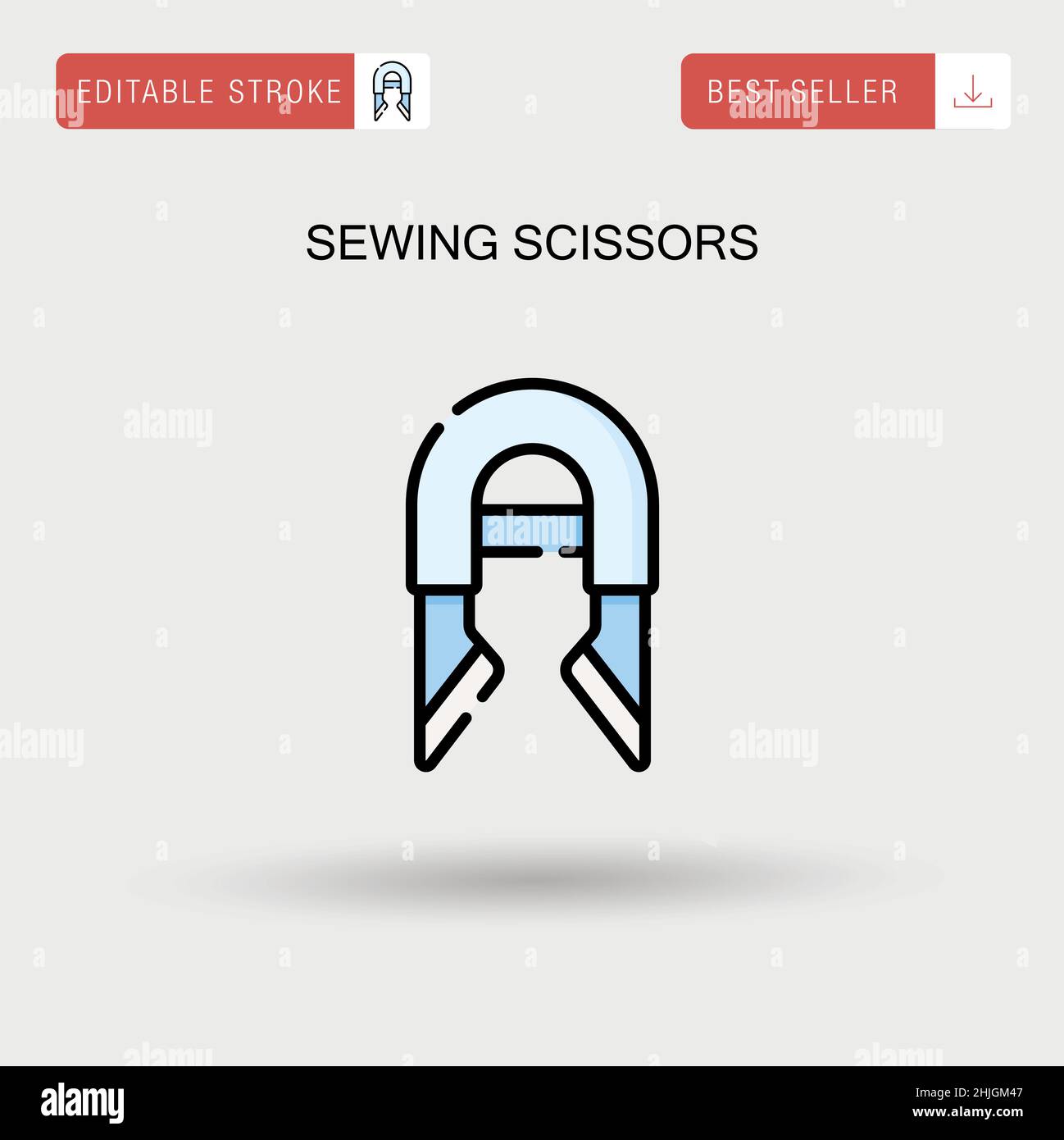 Spool thread sew accessories Stock Vector Images - Alamy