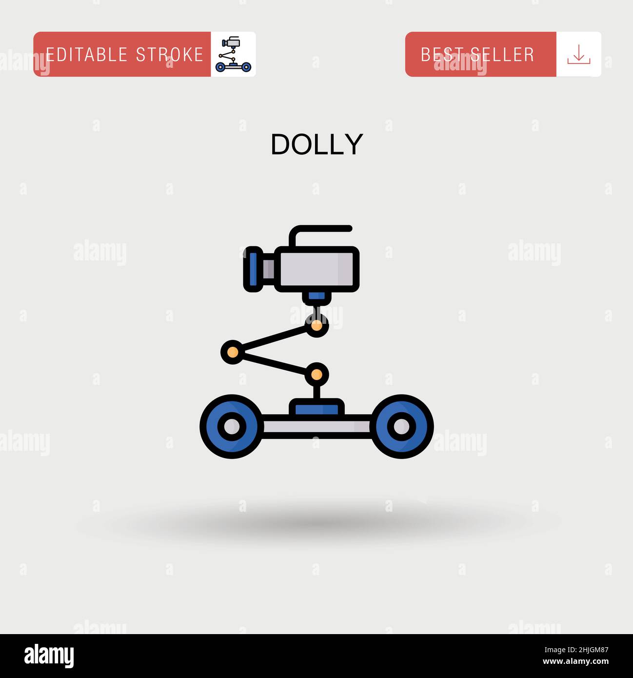 Transport cart isolated Stock Vector Images - Alamy