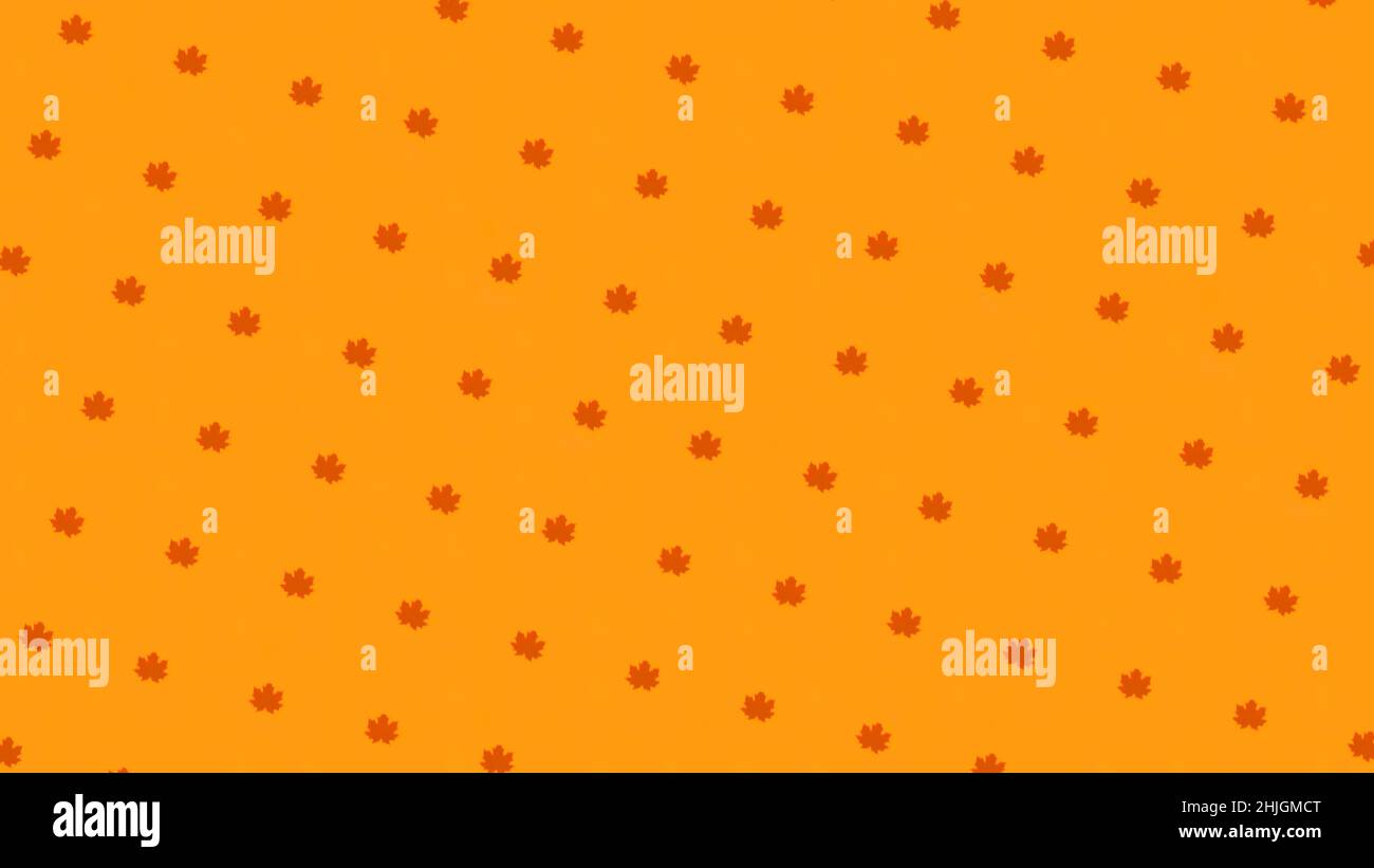 Seamless loop animation. Abstract pattern of small dark leaves rotating ...