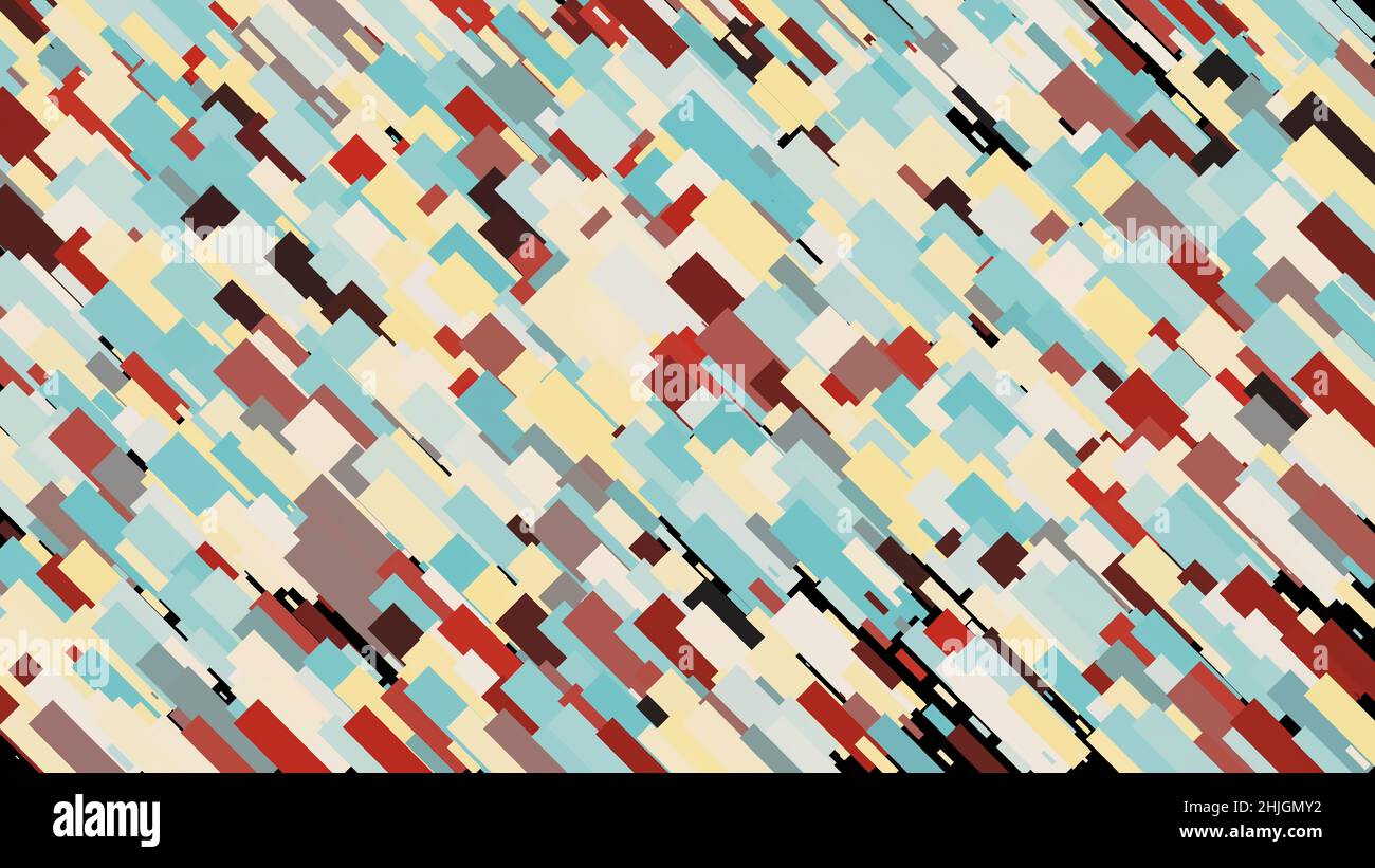 Beautiful multicolored abstract background with moving rectangles ...
