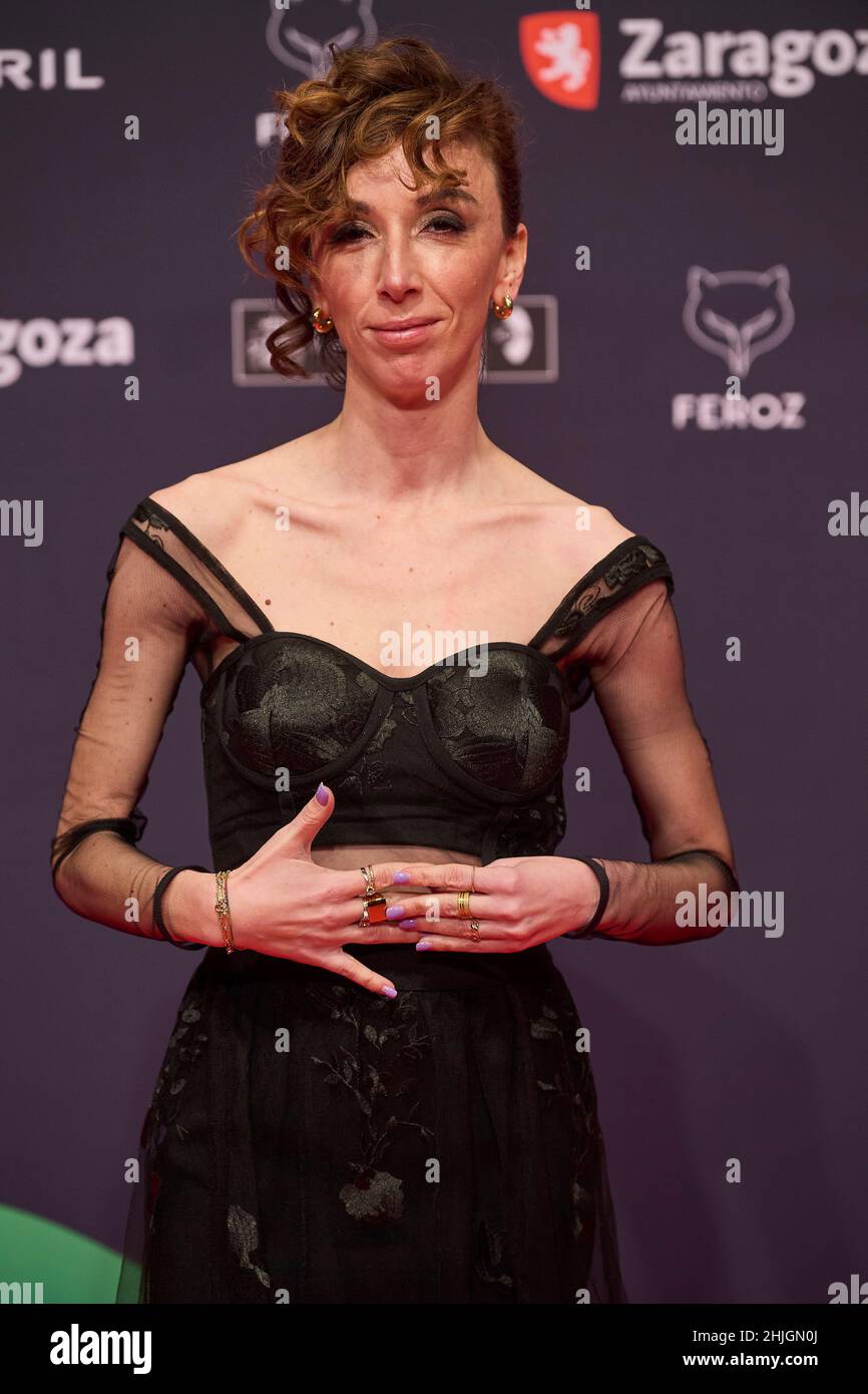 January 29, 2022, Zaragoza, Aragon, Spain: Carol Rodriguez attends ...