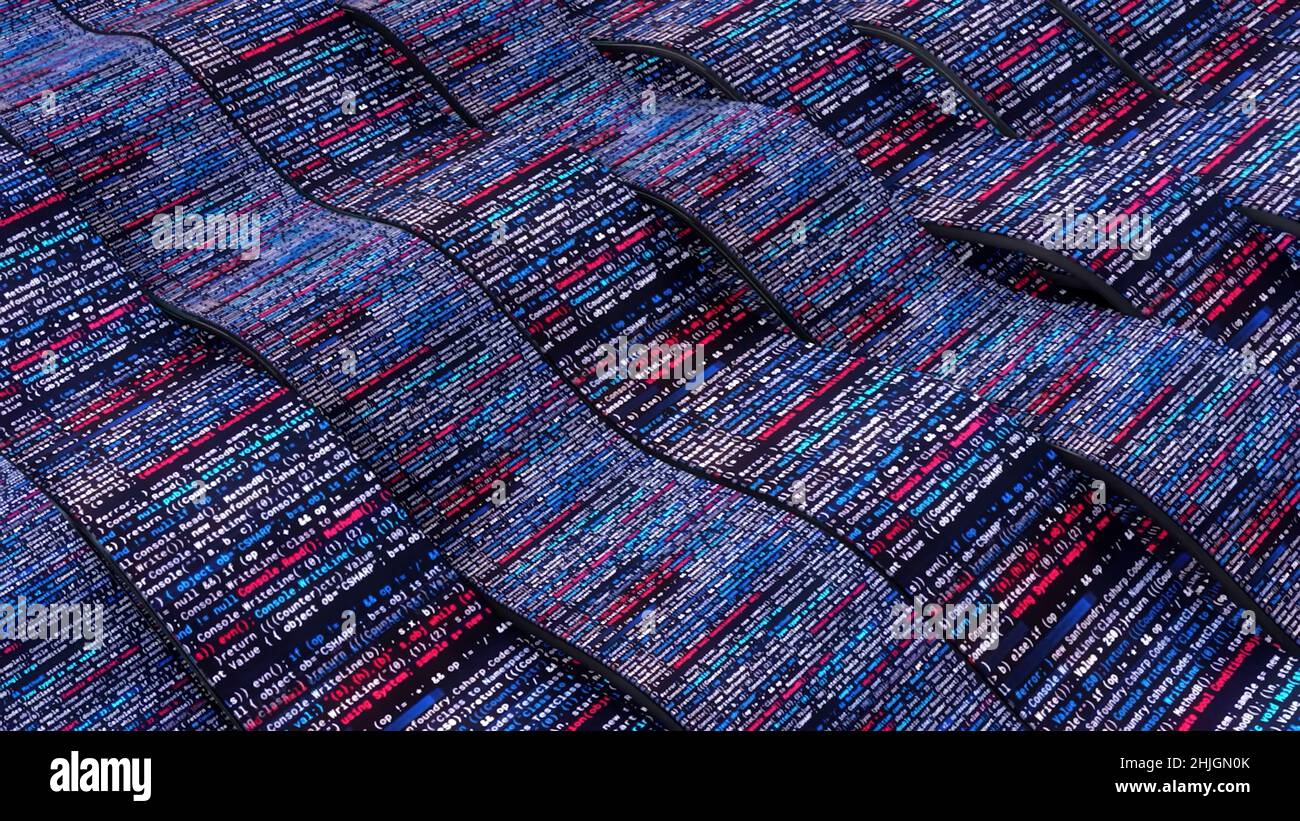 Beautiful moving wavy line background in purple colors, seamless loop ...