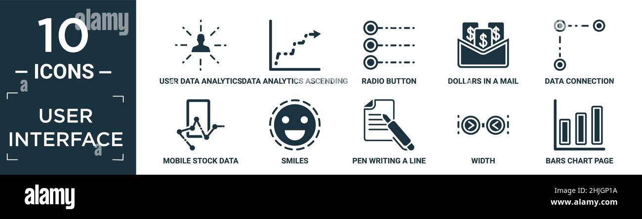Data analytics ascending line chart hi-res stock photography and images - Alamy