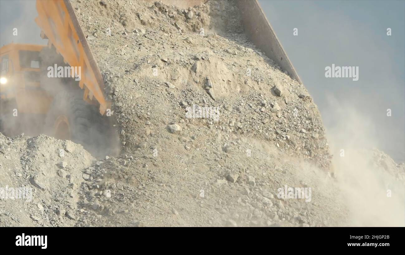 Limestone quarry shovel loader hi-res stock photography and images - Alamy