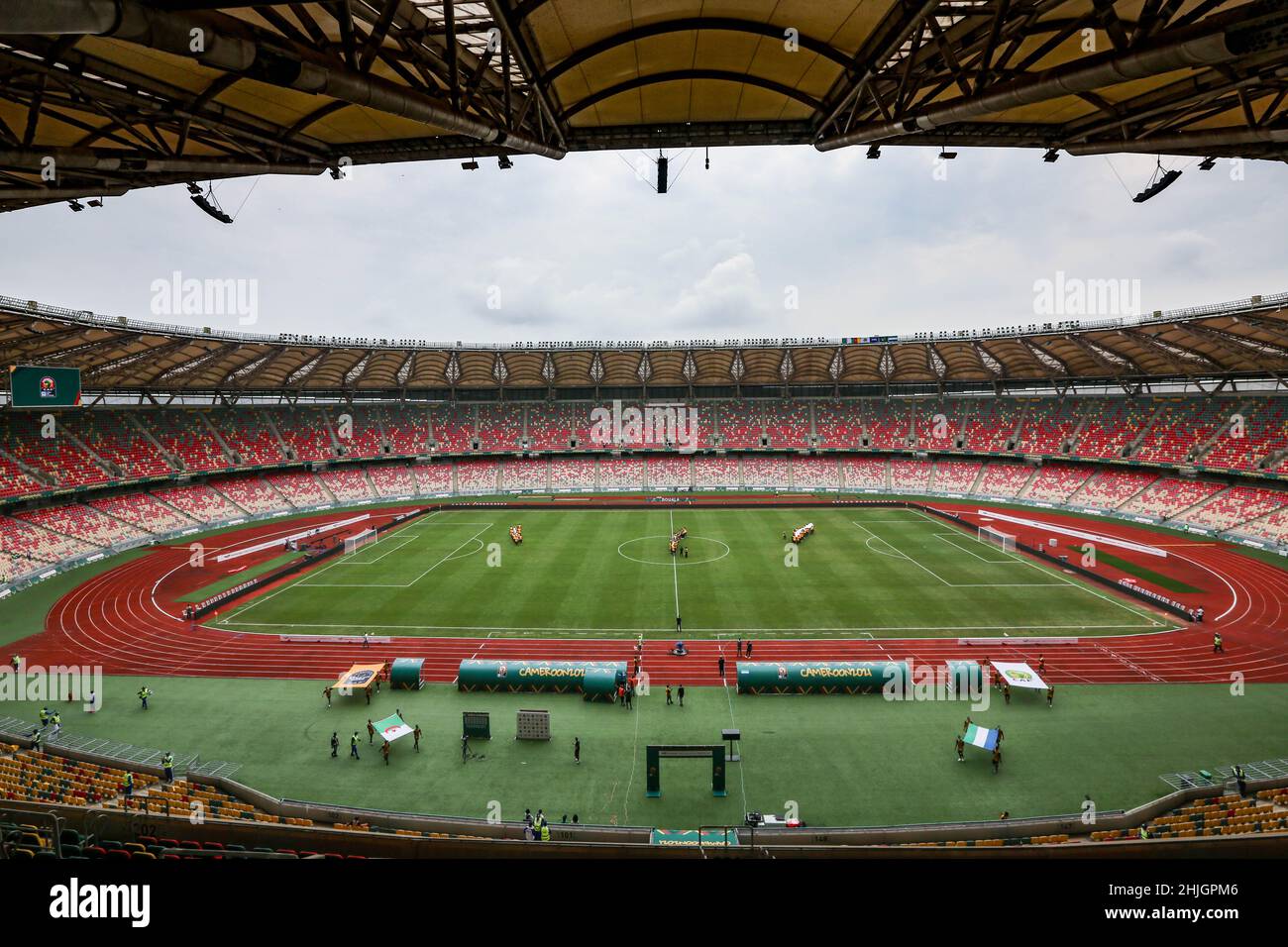 Cameroon, Douala, January 11, 2022 - A general view of the The Japoma ...