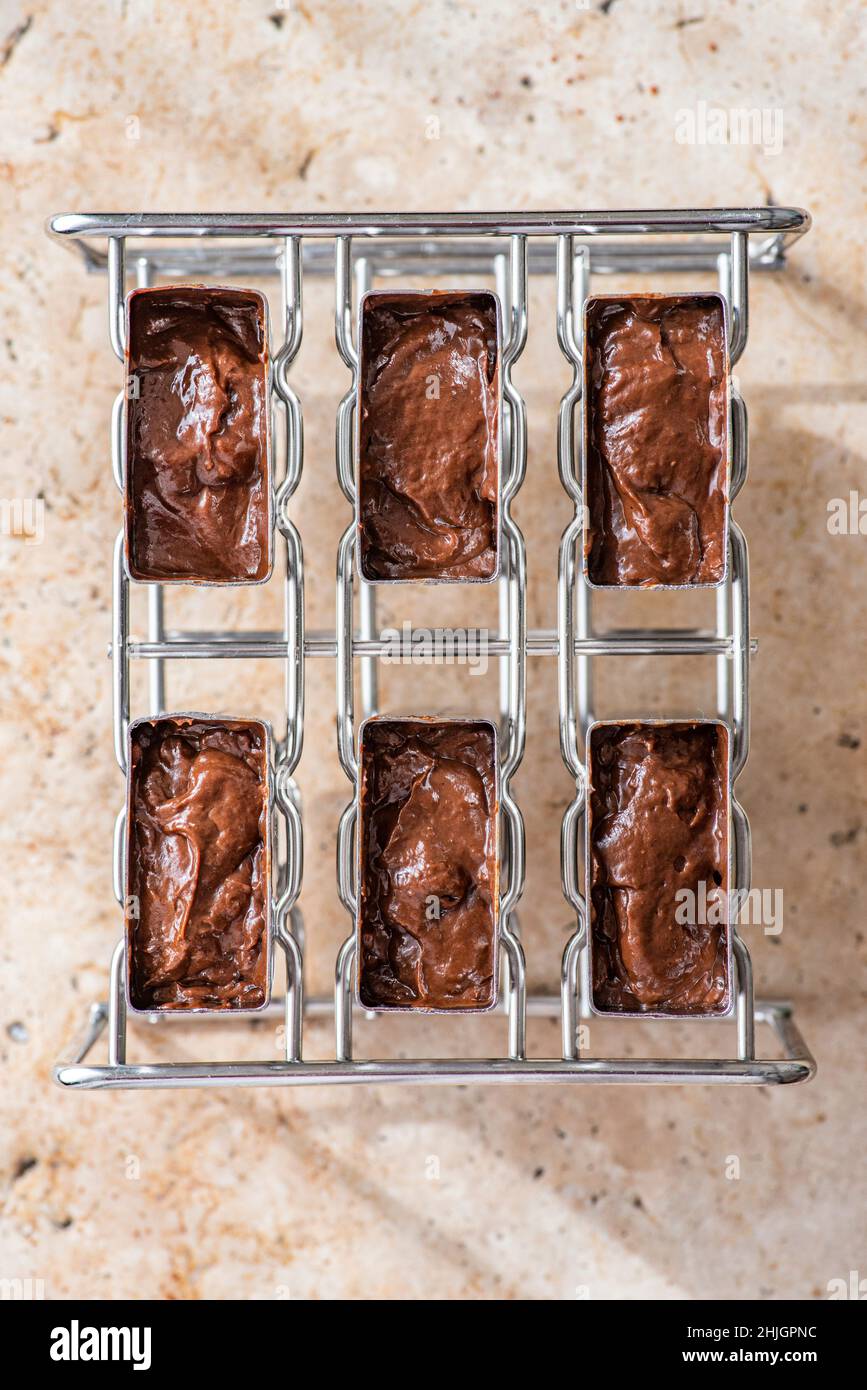 Chocolate Avocado Pops Stock Photo - Alamy