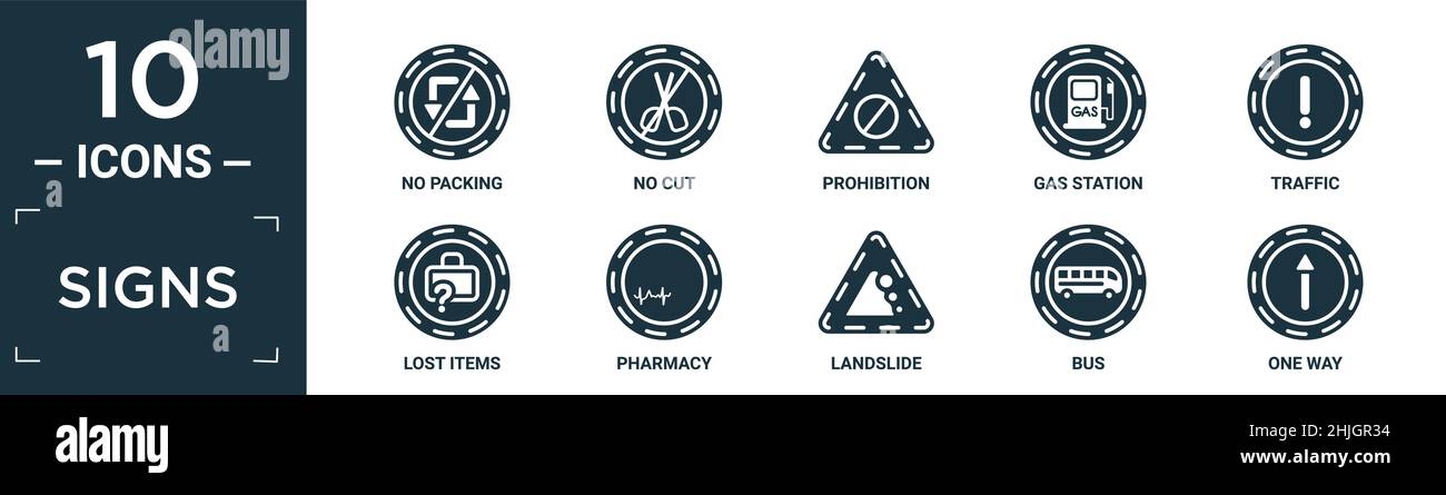 Missing traffic signs Stock Vector Images - Alamy
