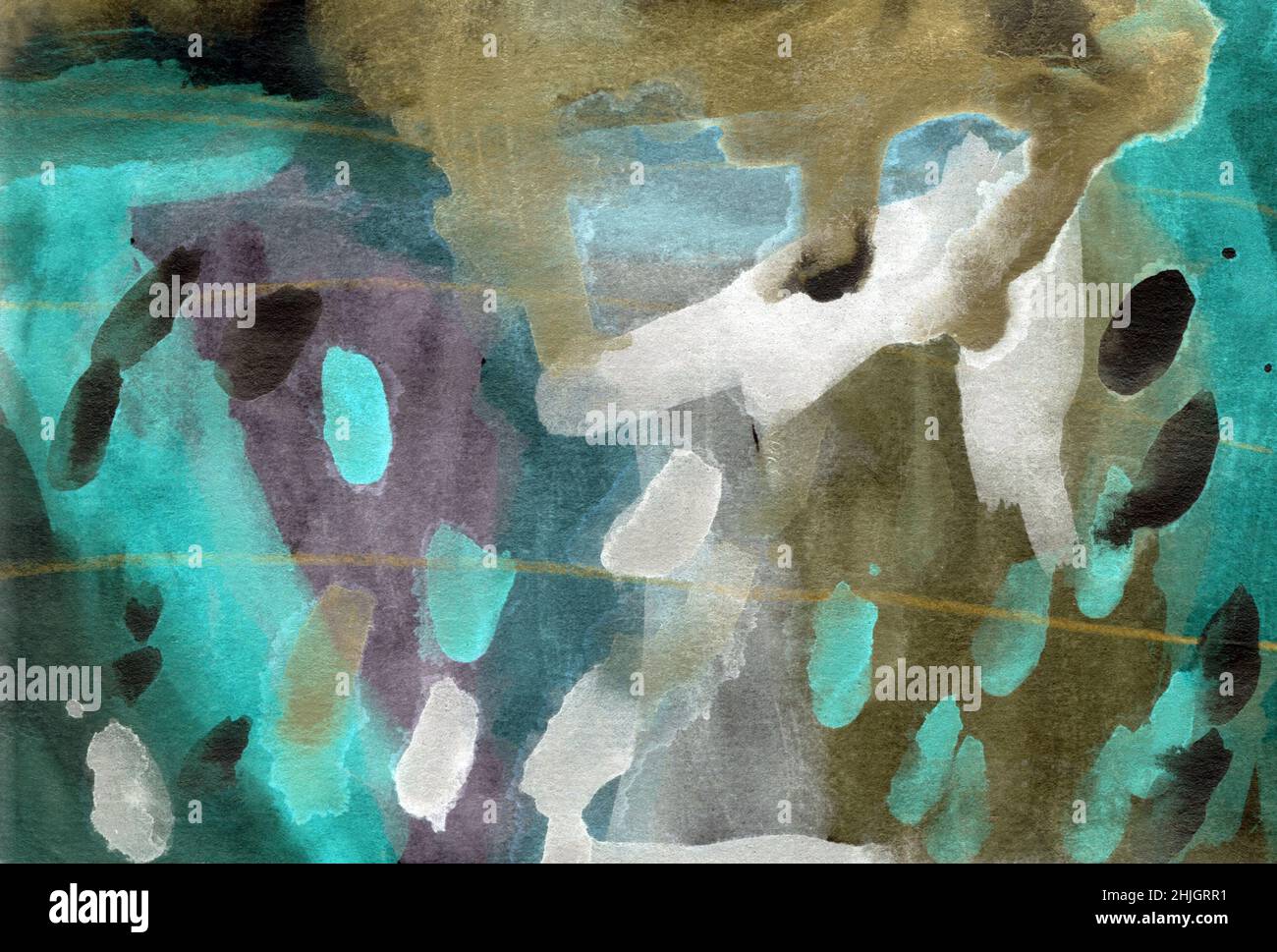 Simple Abstract Animal Painting