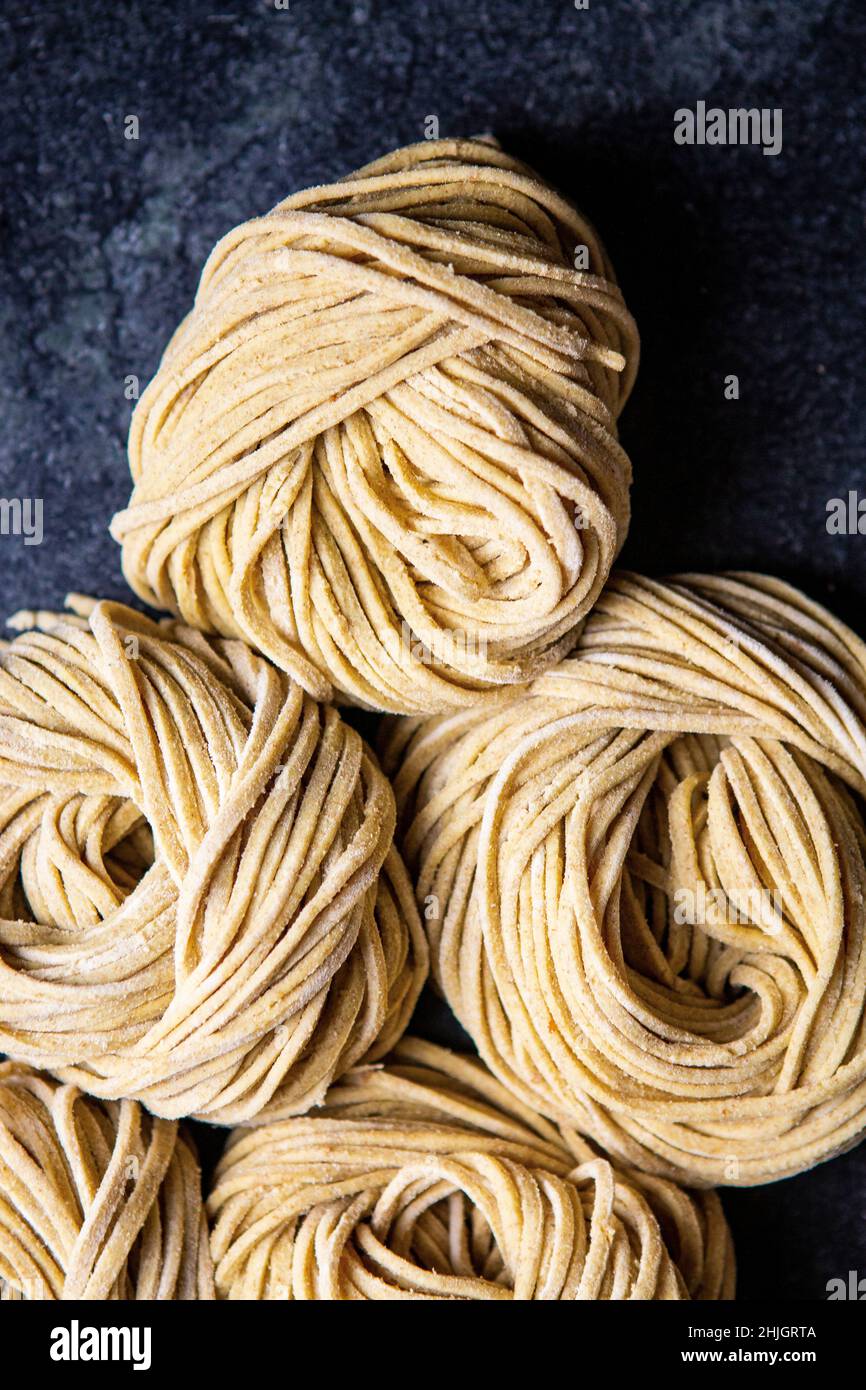 Japanese ramen noodles ingredients hi-res stock photography and images ...