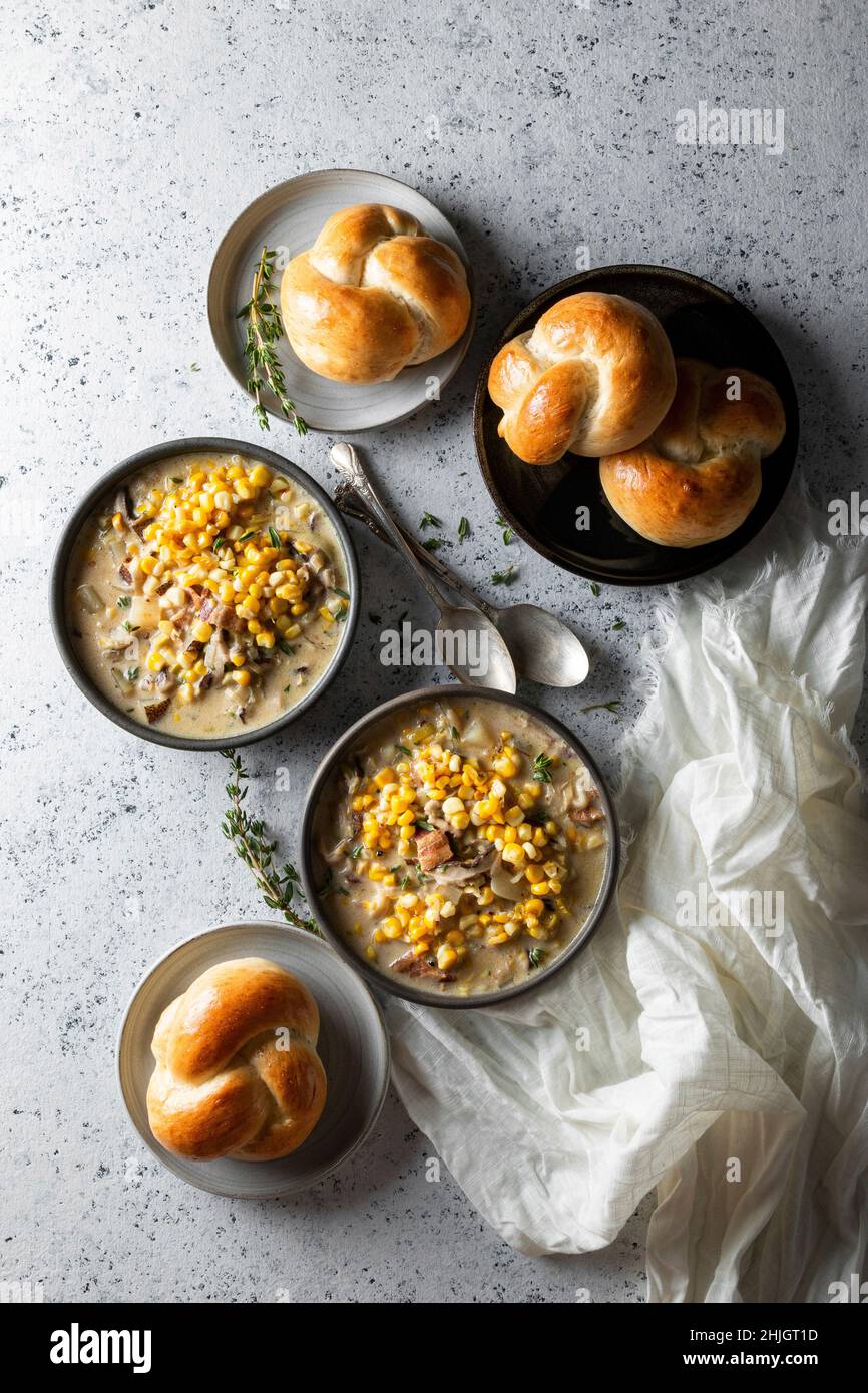 Corn rolls hi-res stock photography and images - Alamy
