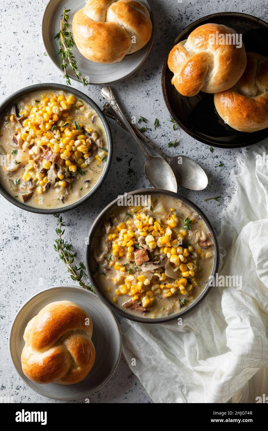 Corn rolls hi-res stock photography and images - Alamy