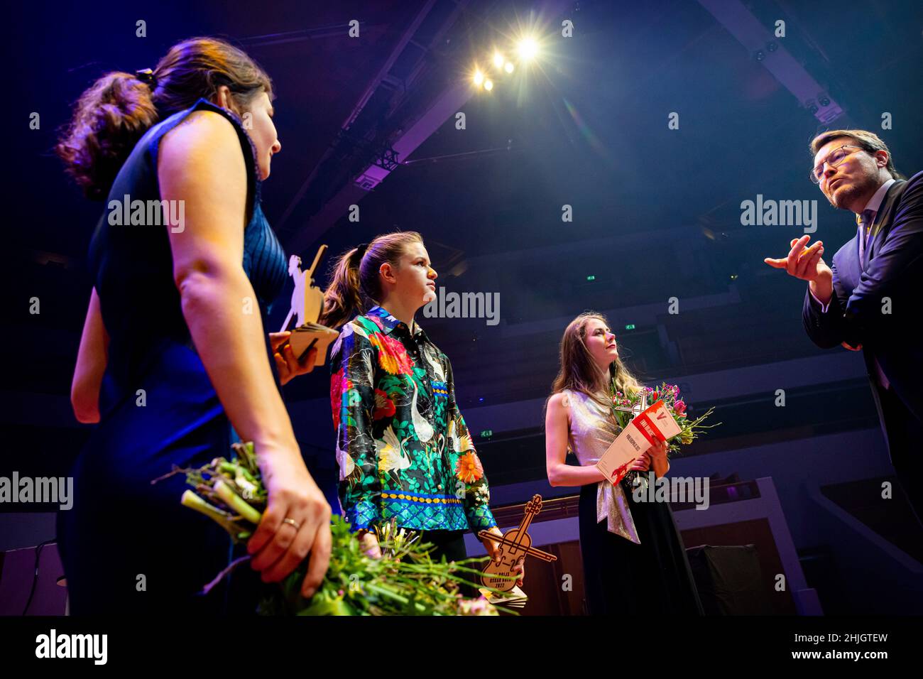 Prince Constantijn of the Netherlands presents the Oskar Back Prize ...