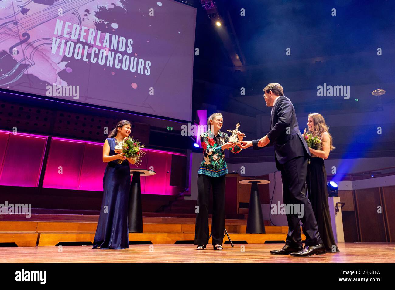 Prince Constantijn of the Netherlands presents the Oskar Back Prize ...