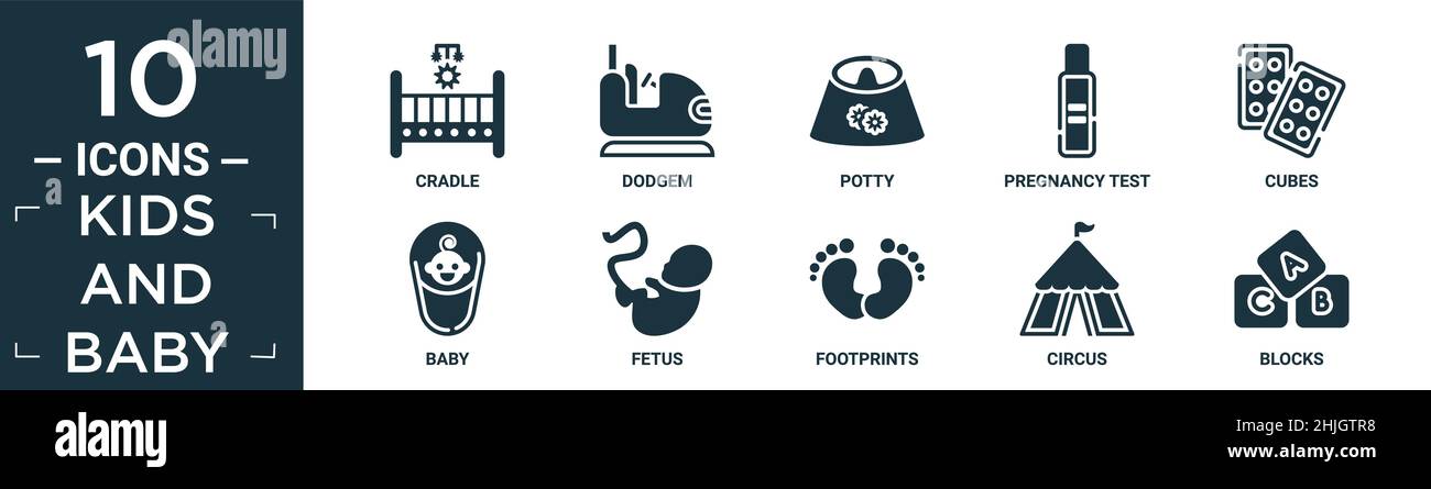 Human baby blocks Stock Vector Images - Alamy