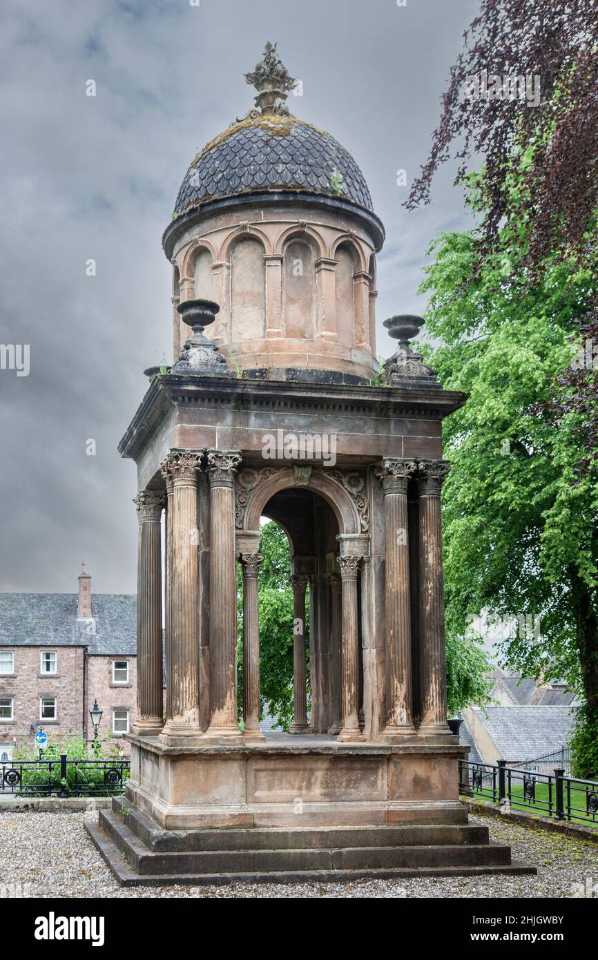 The Ebenezer Erskine Monument (1859), a B-listed building commemorating ...