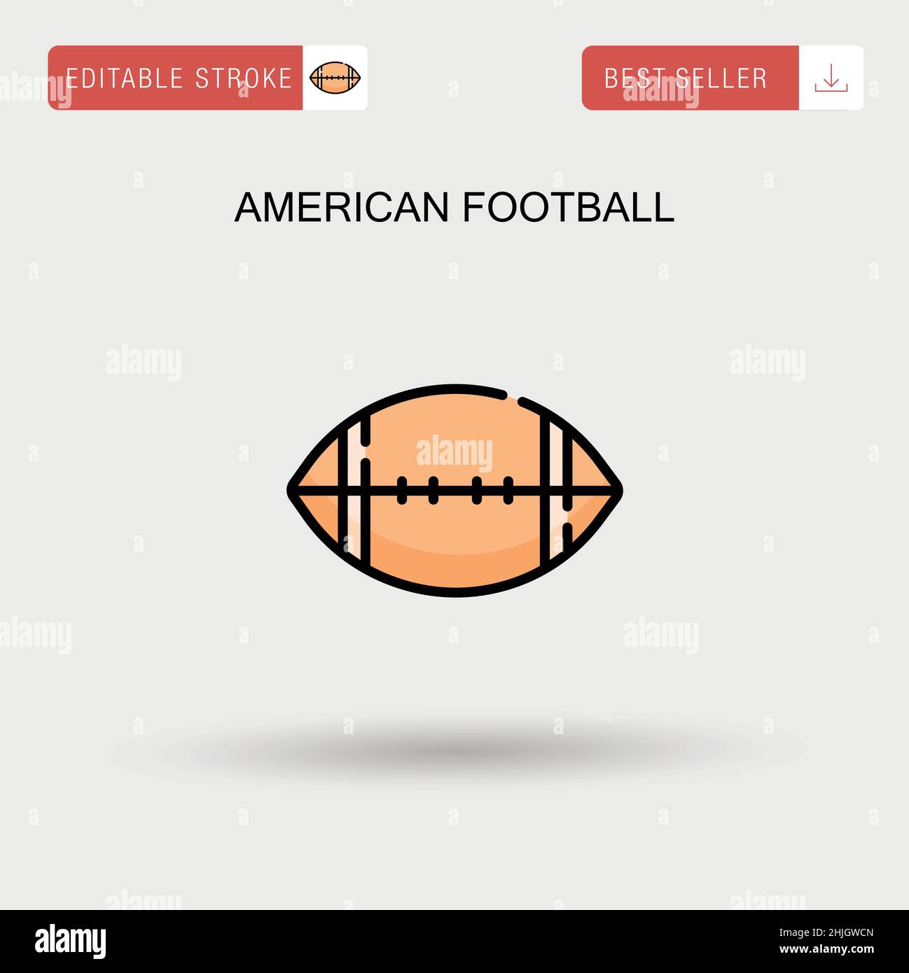 American footballer Stock Vector Images - Alamy