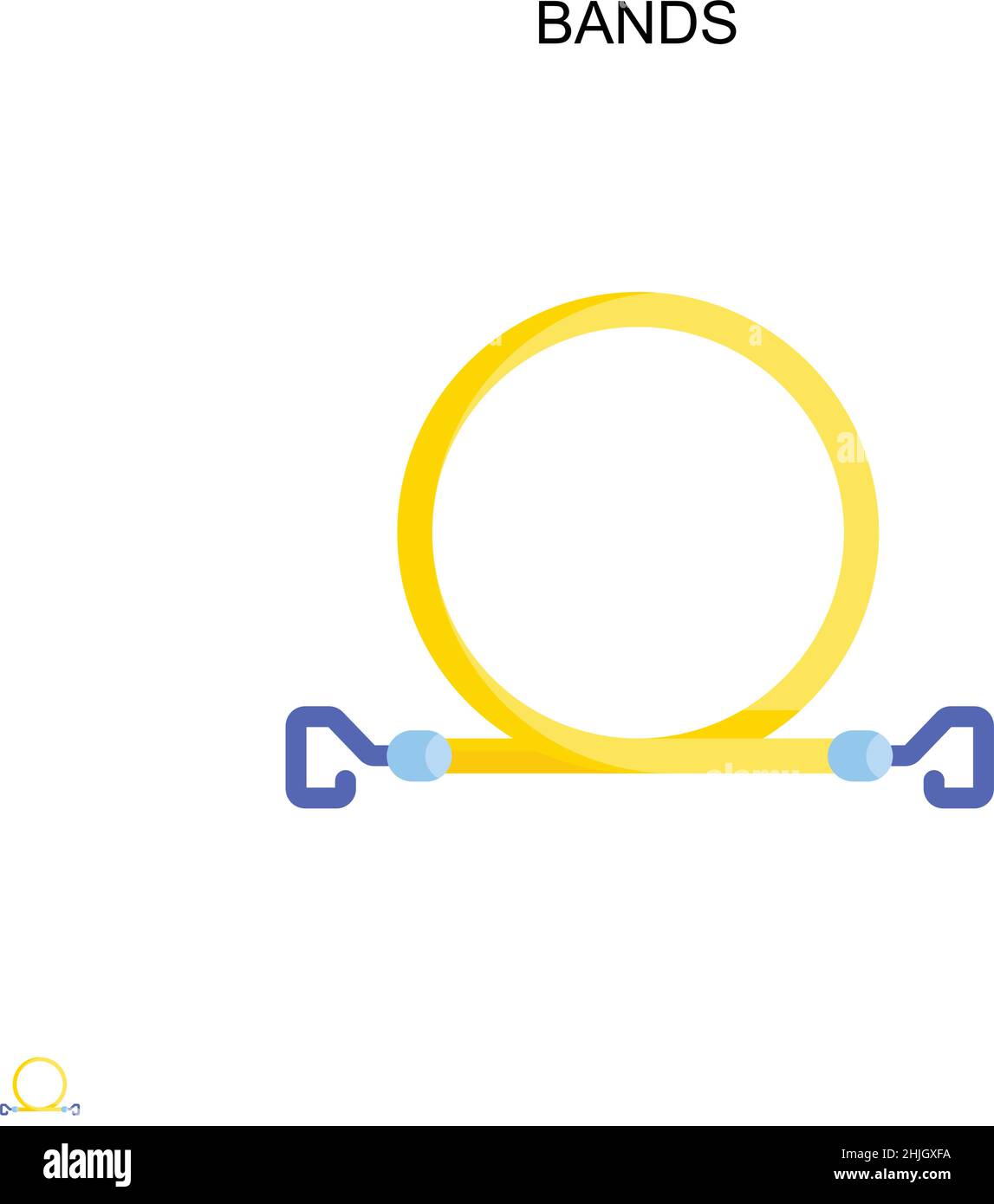 Elastic bands fit man Stock Vector Images - Alamy