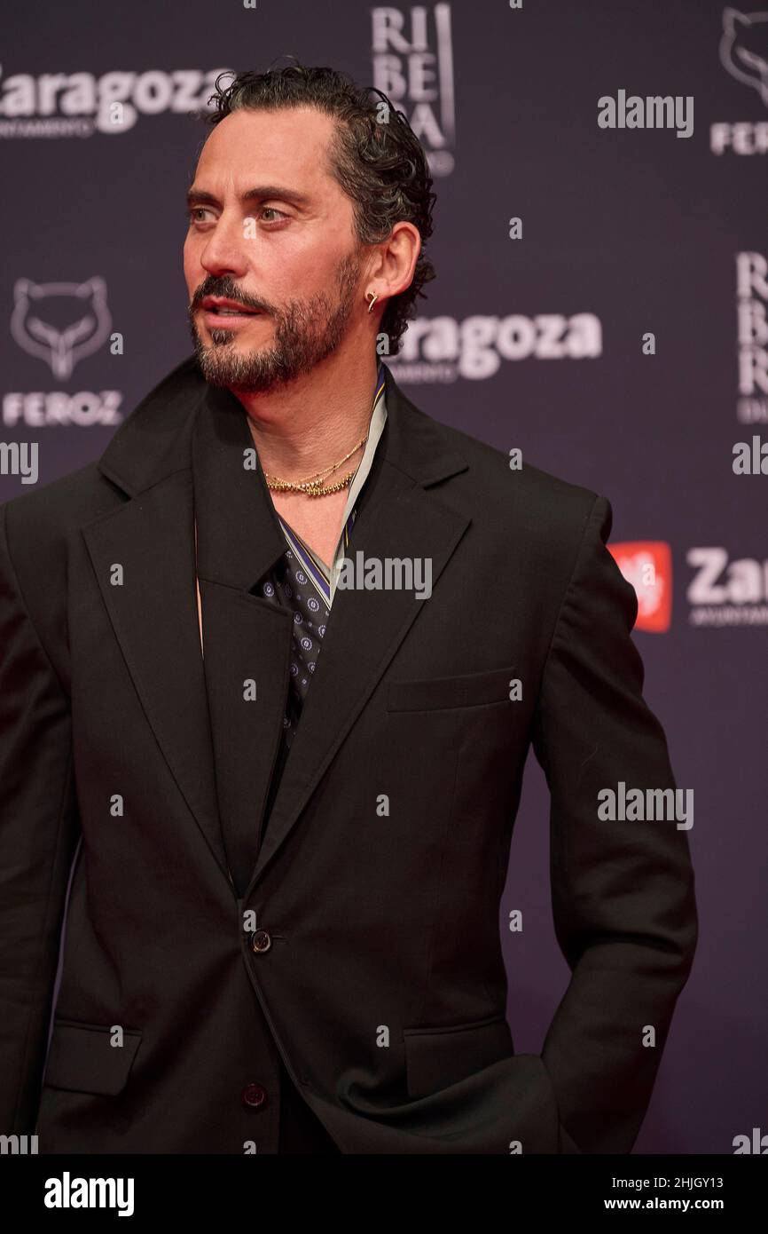 January 29, 2022, Zaragoza, Aragon, Spain: Paco Leon attends Feroz ...